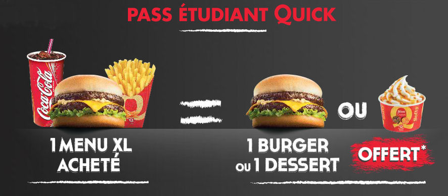 Menu Quick Carte | Burgers chez Quick – UXPHK
